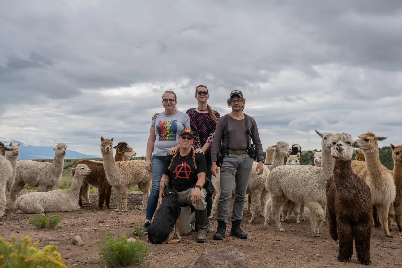The gun-toting, transgender alpaca farm & sanctuary - Michael Josem