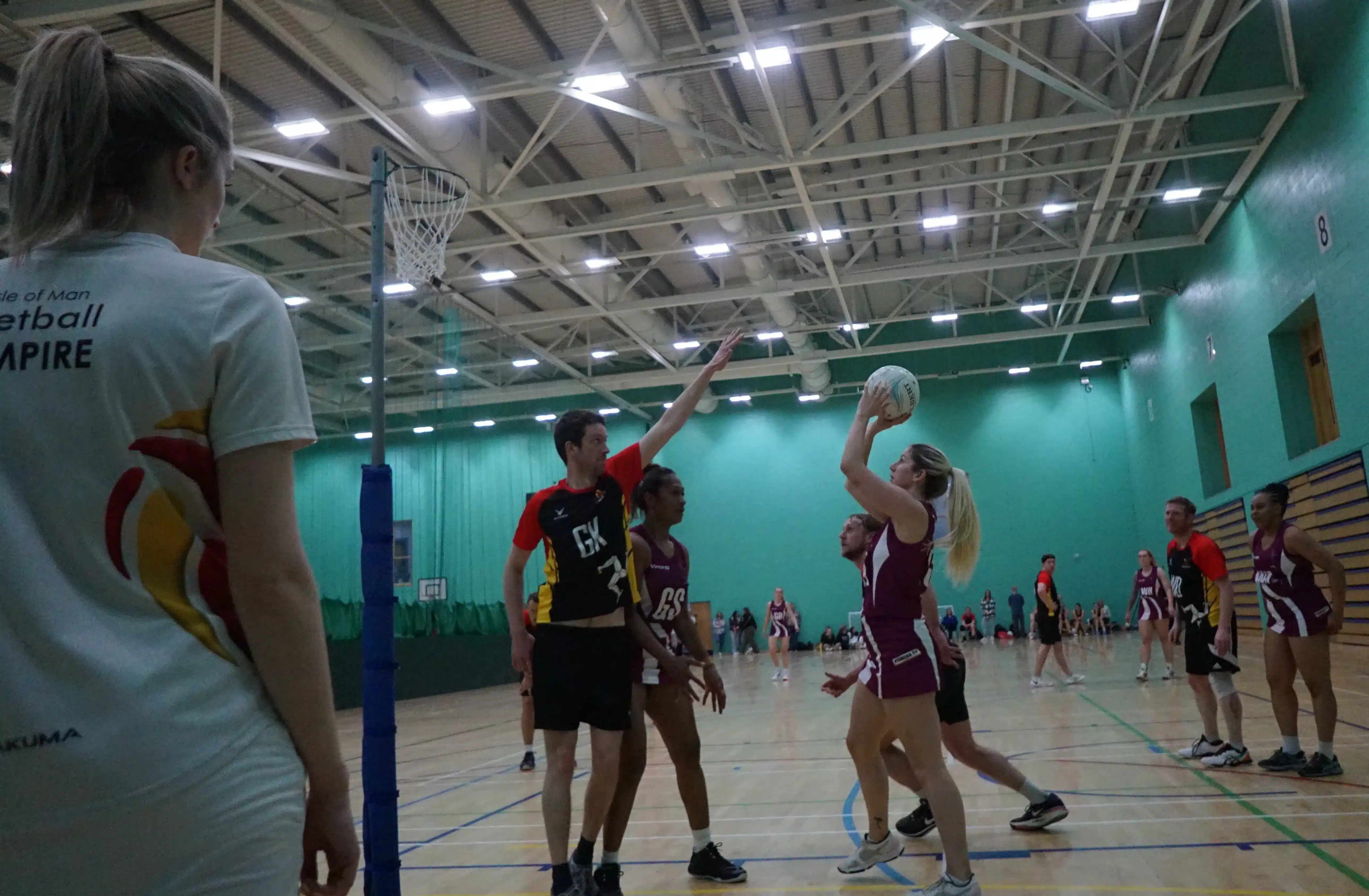 UKAF Netball Visits Isle of Man - Michael Josem