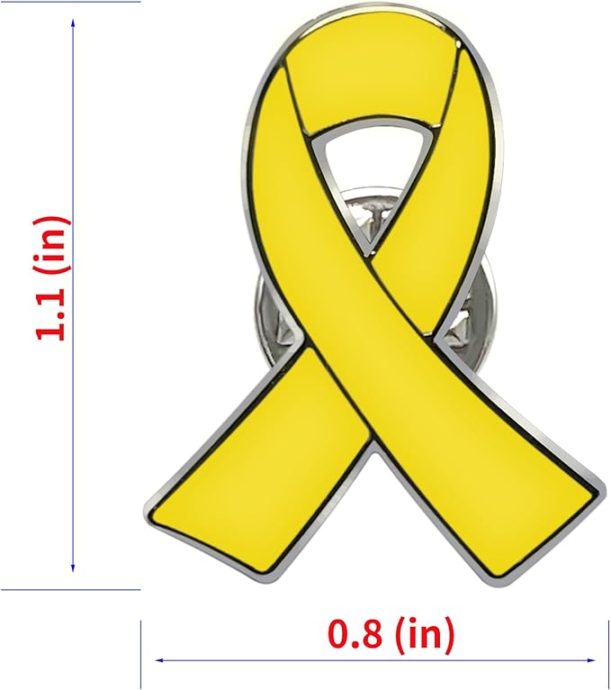 Yellow Ribbon Pin - Let them go - Michael Josem
